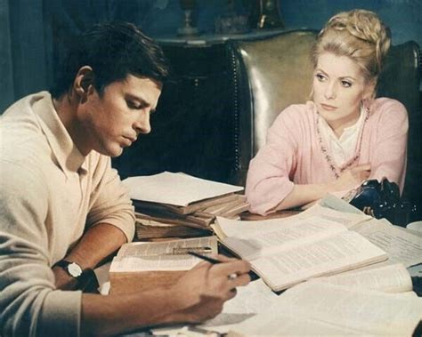 Belle De Jour 1967 Jean Sorel At His Desk Catherine Deneuve Opposite