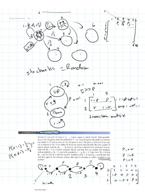 Markov Chains 1 Pdf