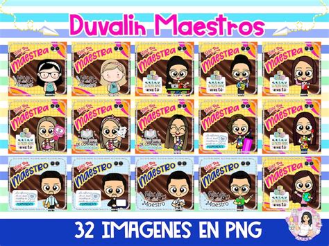 32 Plantillas De Duvalin Gigante Dia Del Maestro Png Maestra Varios