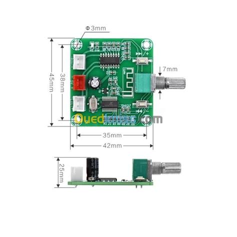 Carte Amplificateur De Puissance Bluetooth 5W X 2 Arduino البليدة الجزائر
