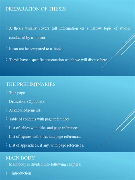 Preparation Of Thesis Pdf Thesis Logic