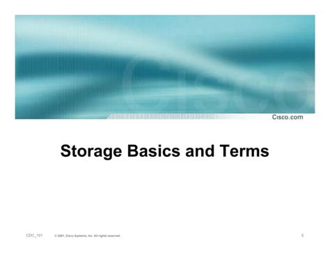 Cisco Introduction To Storage Area Networking Technologies Ppt