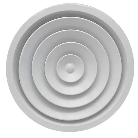 Powder Coated Round Air Diffuser Aluminium Shape Circularround At