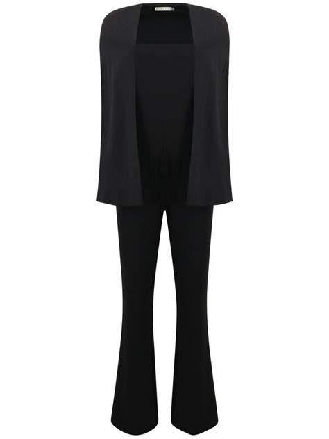 Alice Olivia Nova Cape Jumpsuit Farfetch