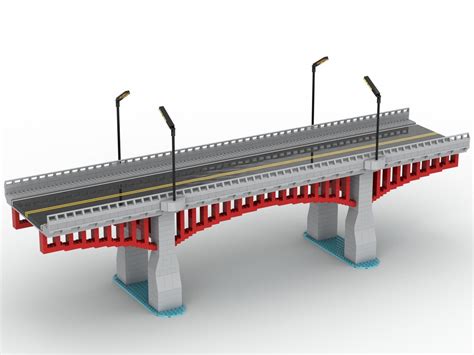 Lego Moc Steel Arch Bridge By Benstephenson Rebrickable Build With