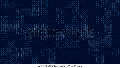 Abstract Numbers Matrix Background Binary Computer Stock Vector Royalty Free 2284520495