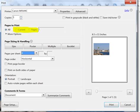 I Can Not Print One Photo Or Pdf File Multiple Times On 1 Page