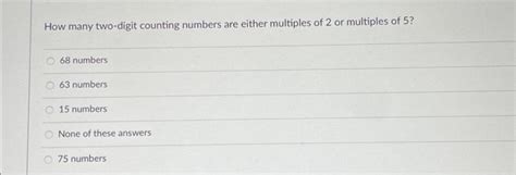 solved how many two digit counting numbers are either