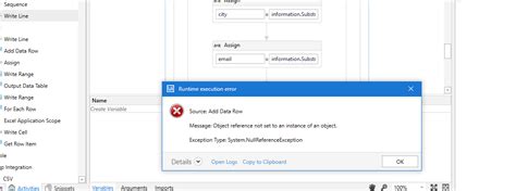 Variables Values In Data Table Help Uipath Community Forum