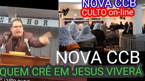 NOVA CCB QUEM CRÊ EM JESUS ATÉ DEPOIS DE MIRTO VIVERÁ ANCIÃO IR ISAIAS