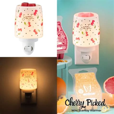 Cherry Picked Mini Scentsy Warmer Valentines Day 2024