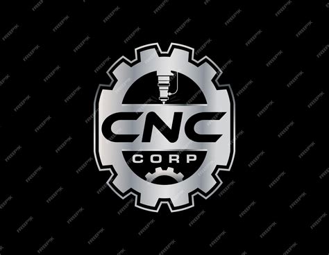Premium Vector Cnc Metal Machinery Logo Design Template
