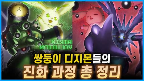 [디지몬] 테리어몬 And 로프몬의 진화 과정 총 정리 몰아보기 Youtube