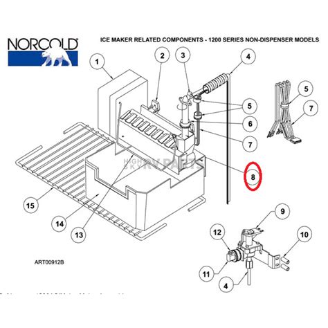 Norcold Ice Maker Mounting Bracket 620890