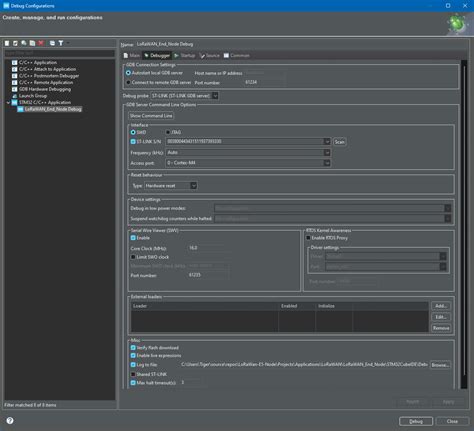 Wop E5 Dev Kit Unable To Debug Using Stm32cubeide But