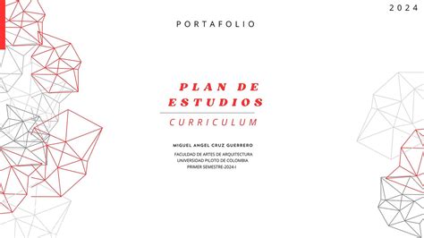 Plan De Estudios Behance