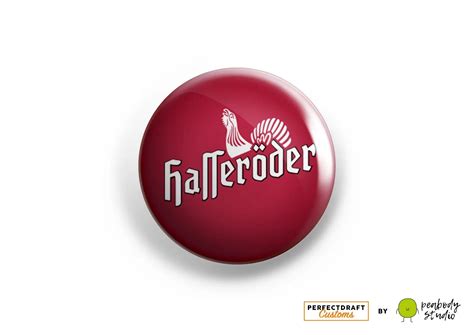 Hasseroder Perfect Draft Medallion Magnet Red Pd Customs