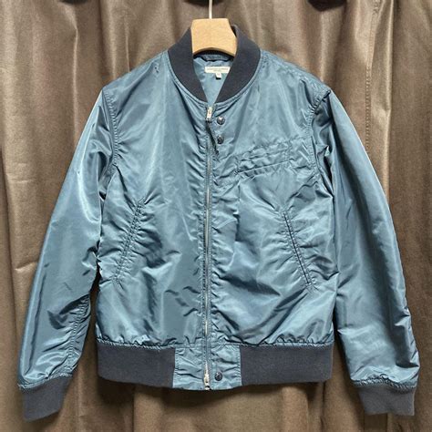 45％割引ブルー系 M【新作入荷 】 Engineeredgarments Aviatorjacket フライトジャケット ジャケット