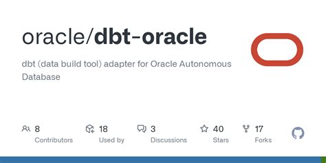 Github Oracledbt Oracle Dbt Data Build Tool Adapter For Oracle Autonomous Database