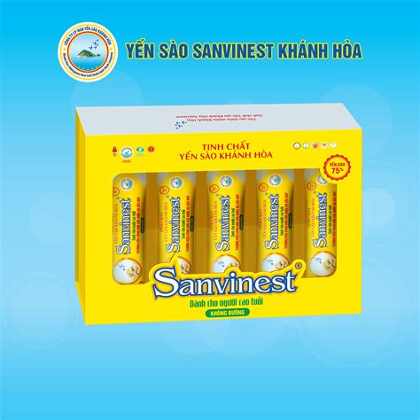 Tinh Chất Yến Sào Khánh Hòa Sanvinest Không đường Dành Cho Người Cao