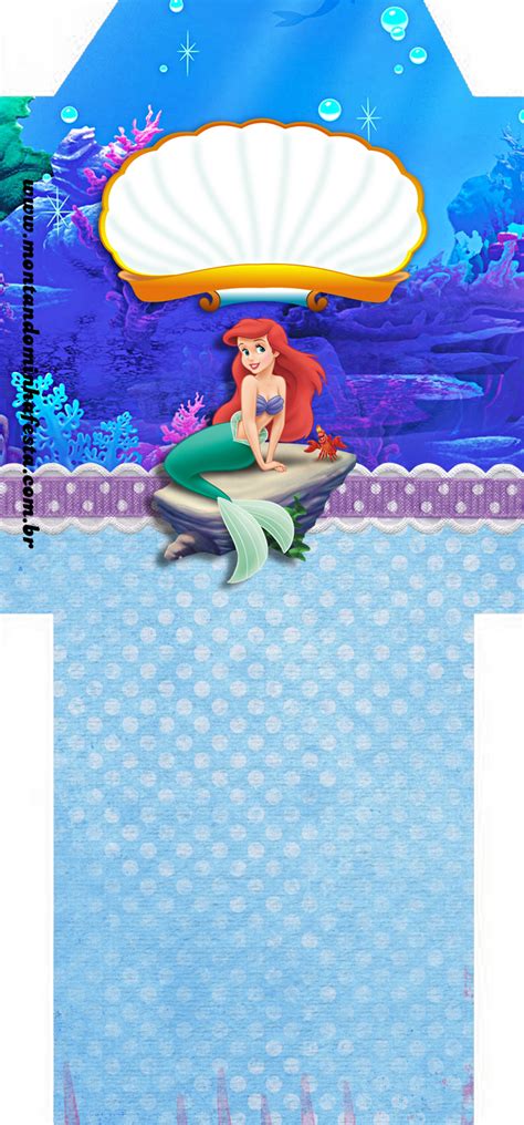 Kit Digital Gratuito Para Imprimir Ariel A Pequena Sereia