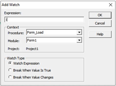 Alternative For Vb6 Add Watch Feature In Visual Studio Microsoft Qanda