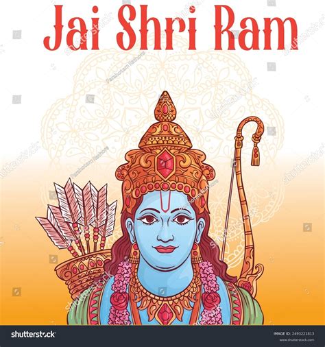 1726 Lord Rama Hanuman Stock Vectors And Vector Art Shutterstock