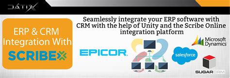 Integrate With Scribe Online ERP Consulting CRM Consulting Datix