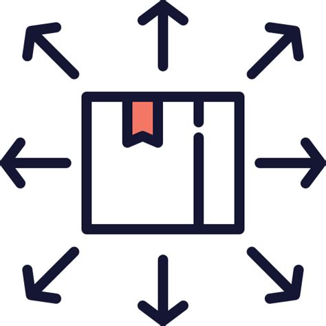 Distribution Generic Color Fill Icon