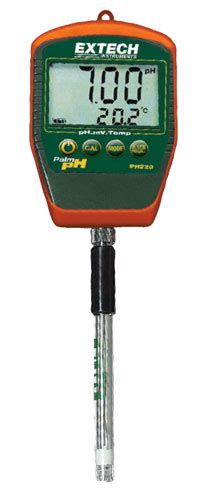 Extech Ph220 Waterproof Palm Ph Meter Ph Orp Meters Instrumart