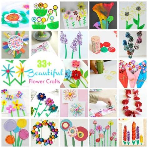 33 Beautiful Flower Craft Ideas Emma Owl
