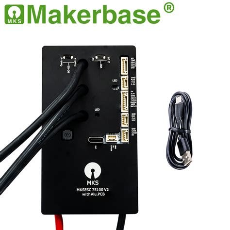 Makerbase vesc 75100 V2 100A 84V พรอม Alu PCB ขนอยกบ vesc สำหรบ