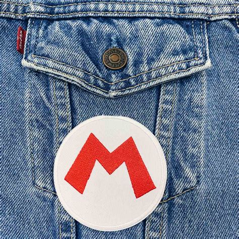 Mario Logo Patch Nowstalgia