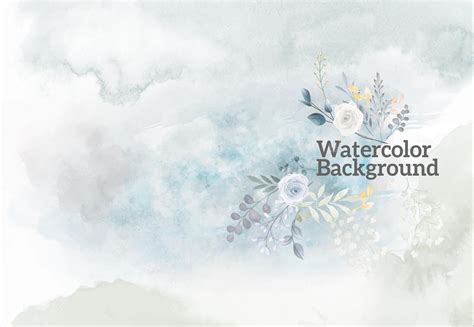 Premium Vector Watercolor Background Design With Beautiful Flower