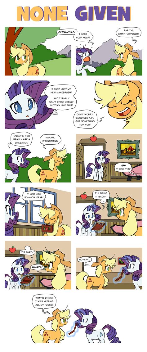 Applejack And Rarity Drawn By Inkypsycho Bronibooru