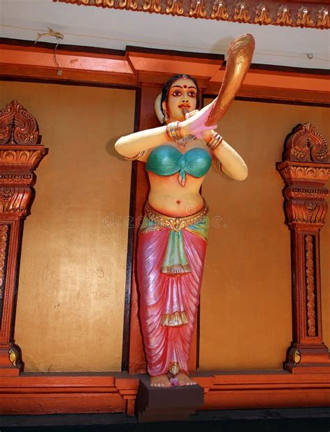 Traditional Statues Of Gods And Goddesses In The Hindu Temple Stock