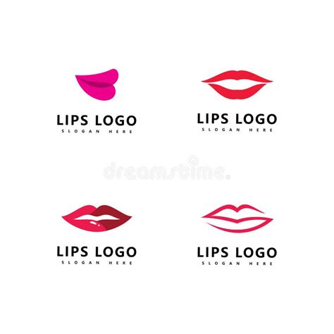 Lips Logo Beauty Lips Vector Illustration Stock Vector Illustration