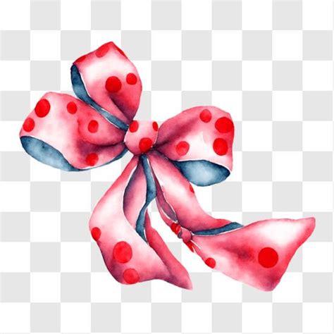 Download Pink Polka Dot Bow For Ts And Decorations Png Online
