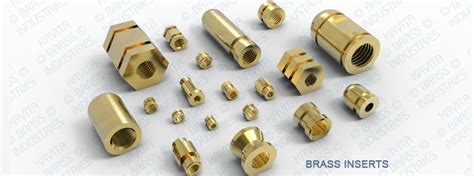 Brass Electrical Components Pcb Terminals Brass Inserts Brass