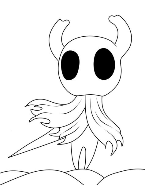 Free Printable Hollow Knight Coloring Pages