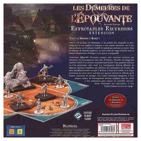 Les demeures de l épouvante effroyables excursions extension Jeu