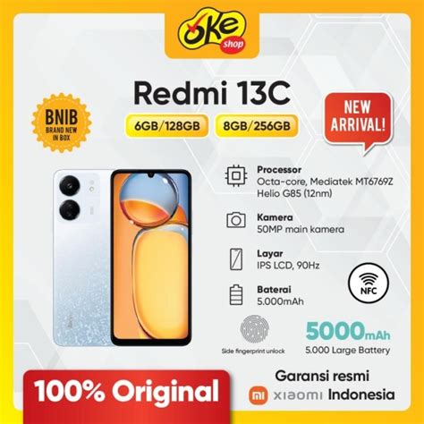Jual Xiaomi Redmi 13C 6 128GB 8 256GB Garansi Resmi Xiaomi Shopee Indonesia