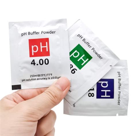 Jual Serbuk Bubuk Kalibrasi Ph Meter Ph Buffer Powder Ph Satu Set 3