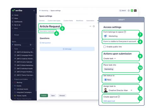 Step By Step Process How To Build A Wrike Request Form 时远致