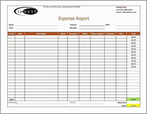 Cam Reconciliation Spreadsheet Within Columnar Pad Template For Excel