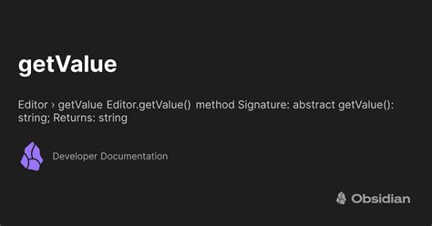 Getvalue Developer Documentation