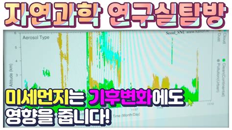 연구뭐하지 김상우 교수 서울대학교 기후환경실험실 작다고 무시할 수 없는 초미세먼지 에어로졸 YouTube