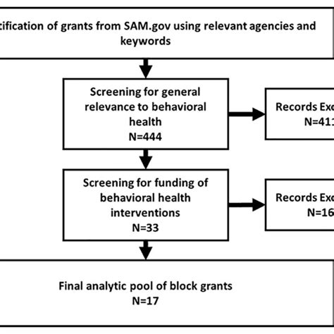 Flowchart For Creating Analytic Dataset Of Block Grants Download Scientific Diagram