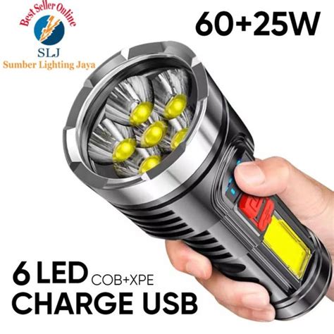 Jual Senter Led W W Senter Led Chargeable Senter Cas Led Di Lapak Panda Store Bukalapak