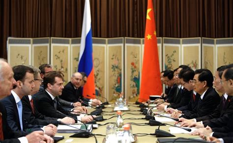 Встреча с Председателем Китайской Народной Республики Ху Цзиньтао • Президент России